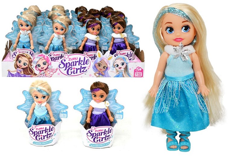 Zuru Sparkle Girlz Doll in Cupcake Winter Princess assorted in display
