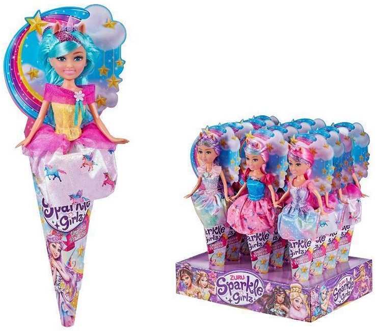 Zuru Sparkle Girlz Pop in ijshoorn Eenhoorn Prinses assorti in display (12)