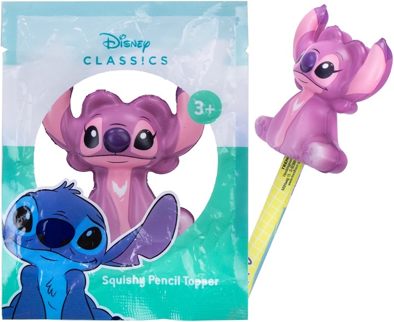 Disney Lilo & Stitch Squishy Pencil Topper 5,5cm 3 assorted in giftbag ...