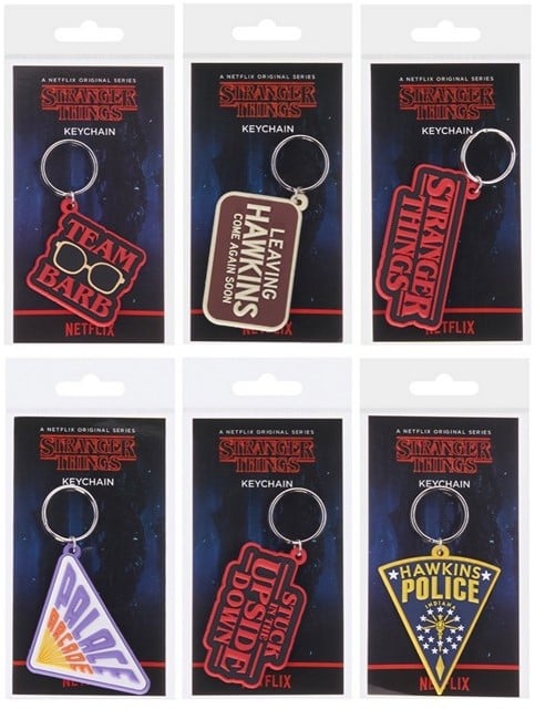 Stranger Things Keychain 2D PVC assorted 7x12,5cm