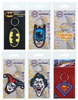 DC Comics Keychain 2D PVC assorted 7x12,5cm