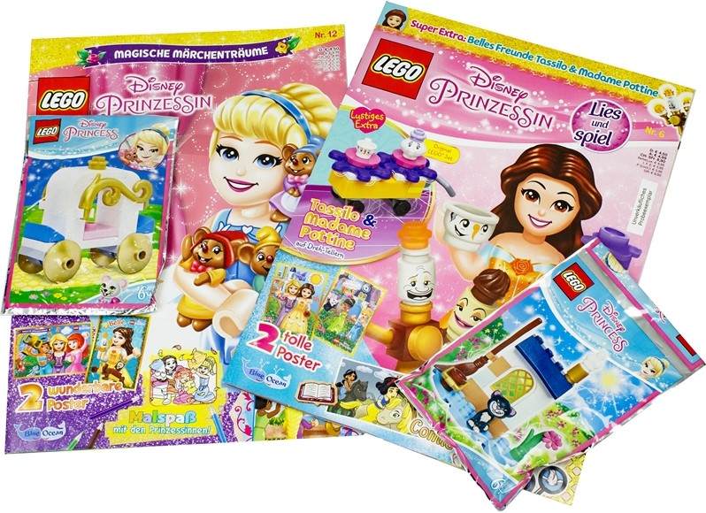 XL-Blindbag Lego Disney Princess 24x37cm (2x Magazines + 2x Lego Extras)