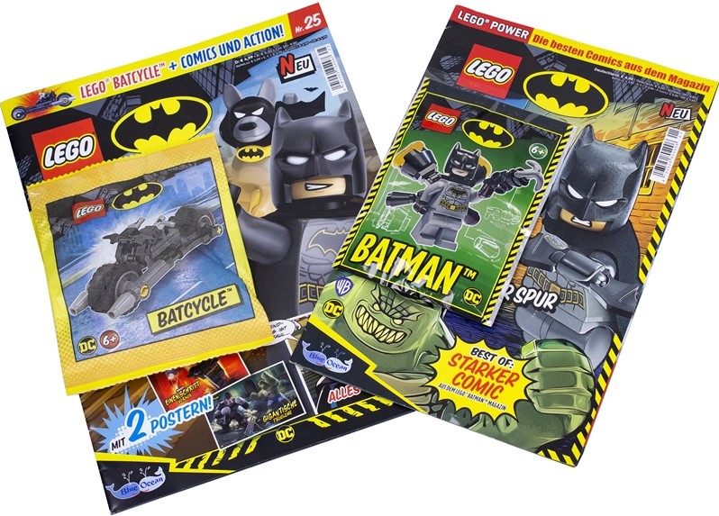 XL-Blindbag Lego Batman Superhelden-Power (2x Magazines + 2x Lego Extras)