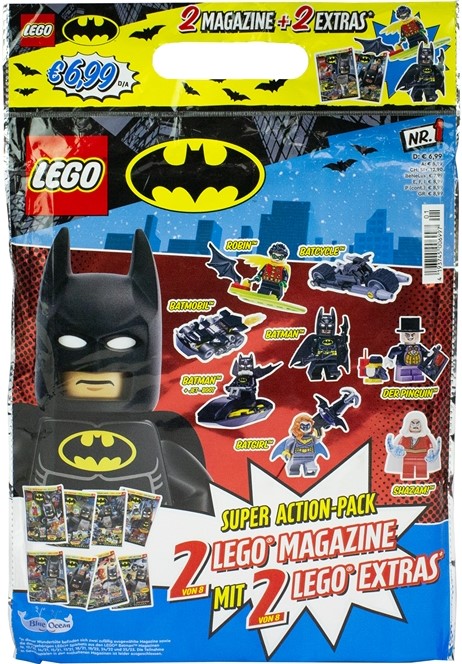 XL-Blindbag Lego Batman Super Action-Pack 24x37cm (2x Magazines + 2x ...