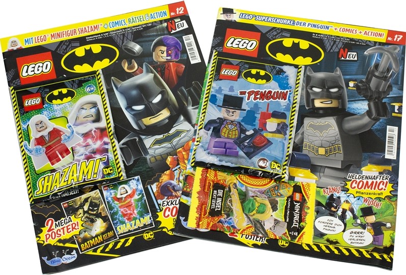 XL-Blindbag Lego Batman Super Action-Pack 24x37cm (2x Magazines + 2x ...