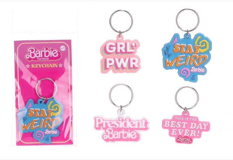 Barbie Keychain 2D PVC assorted 7x15,5cm