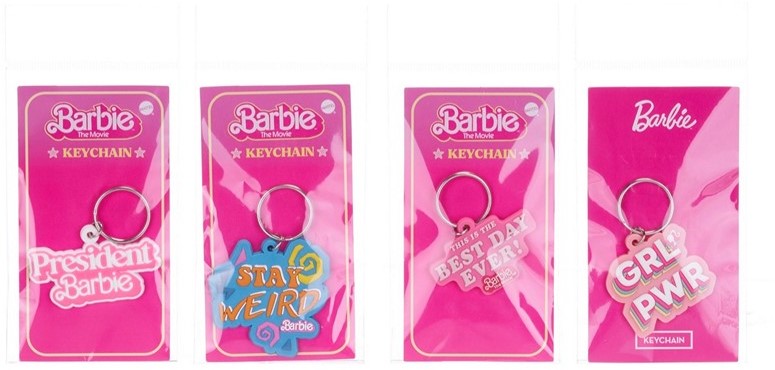 Barbie Keychain 2D PVC assorted 7x15,5cm