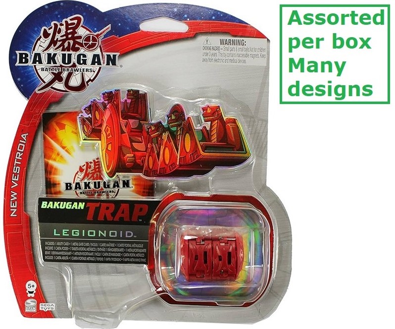 Spin Master Bakugan Trap Spielfigur + Metal-Gate Karte sortiert 19x21cm