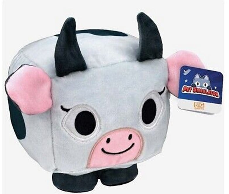 Big Games Pet Simulator Plush Cow 15x15cm