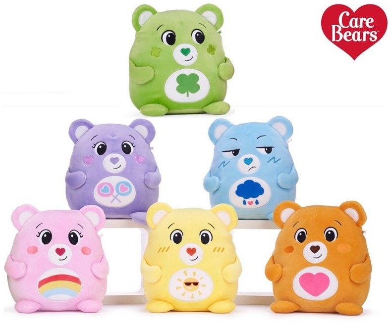 Carebears Squashy Podgies 6 assortis 19cm