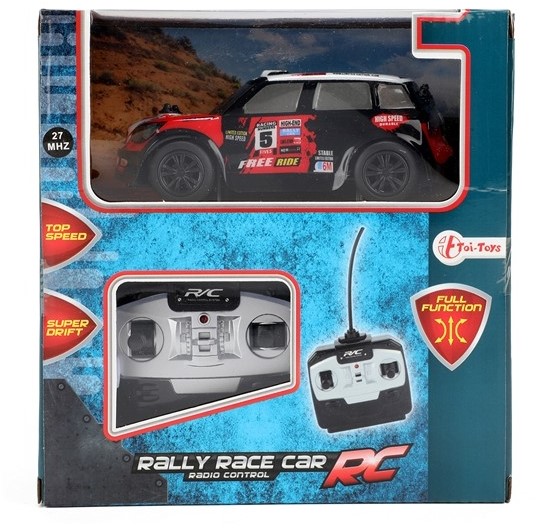 Radio Control Rally (race) car 'M Country' 8x44x14cm.