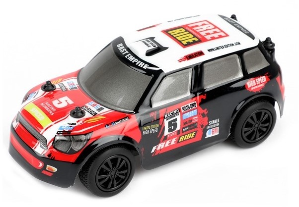 Radio Control Rally (race) car 'M Country' 8x44x14cm.