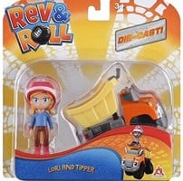 Rev & Roll Die-Cast Lori & Tipper 15x15,5cm