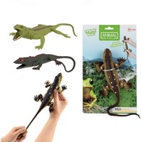 ANIMAL WORLD Lifelike reptile - super stretchy 4 assorted 17x29cm