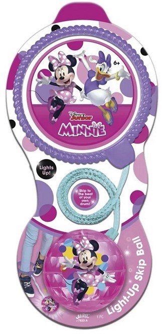 Disney Princess / Minnie Mouse Skipping Rope with Light Up Ball 2 ...