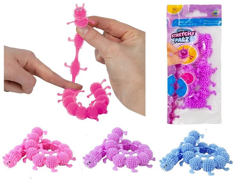 Orb Sensory Stretchy Palz centipede assorted 8x18cm