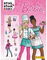 Stick & Stack Barbie Stickerboek 22x30cm 16 pagina's