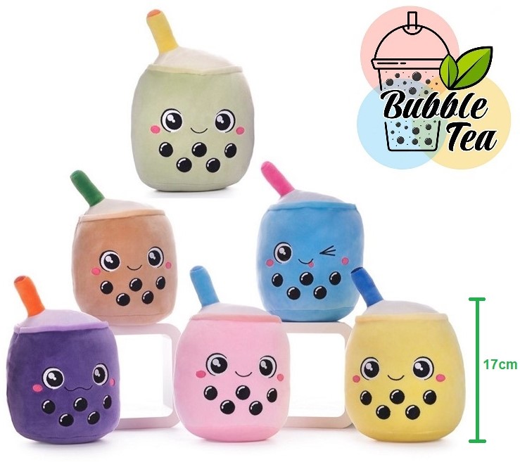 Peluche Bubble Tea Squashy 6 surtidos 17cm