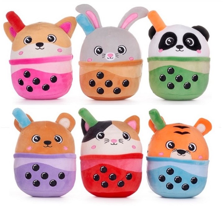 Peluche Bubble Tea Animals 6 surtidos 17cm
