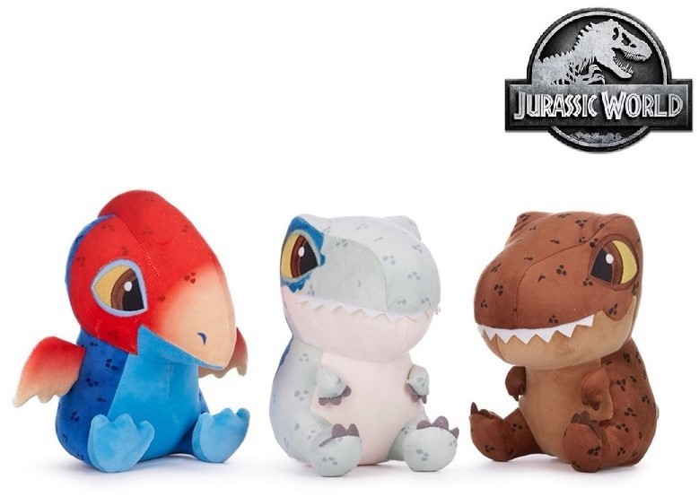 Jurassic World Peluche squashy Podgies 3 surtidos 18cm