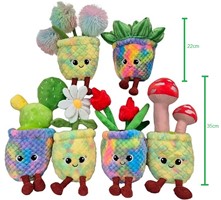 Plush Plant 6 assorted 22cm