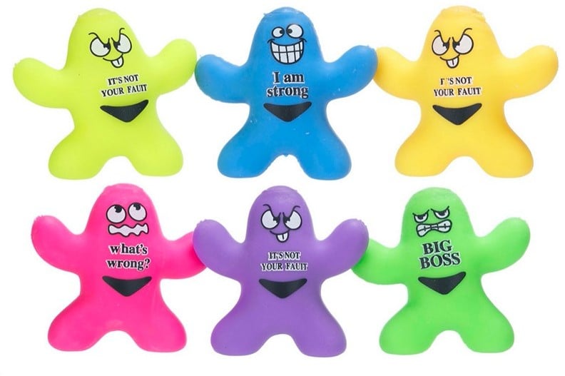 Stress Monster 6 assorted in display 11cm