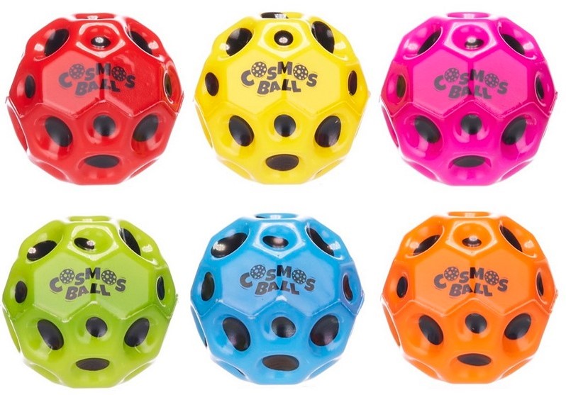 High Bouncing Ball 6,5cm Rainbow assorted in display