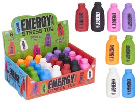 Energy Drink Squeeze 10cm 8 assortis in display