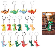 Dino Keychain 3D 16 assorted 5cm