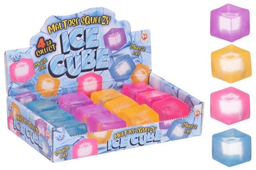 Maltose Ice Cube 3,5x3,5x3,3cm 4 assortis in display