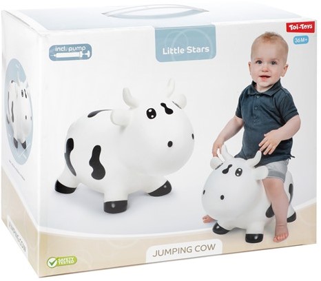 LITTLE STARS Skippy animal Cow 3 assorted 13x28x23cm.