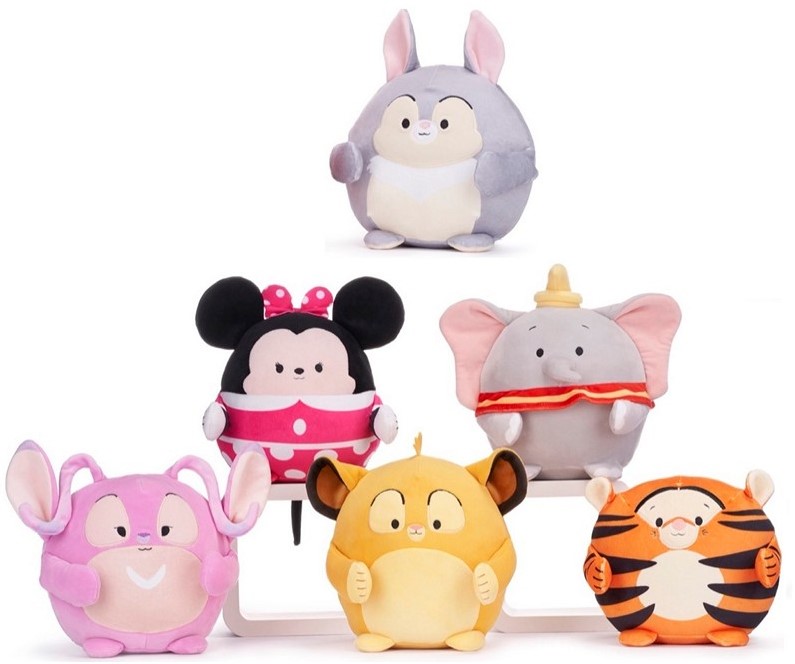 Disney Squashy Podgies Series 2 6 assortis 19cm