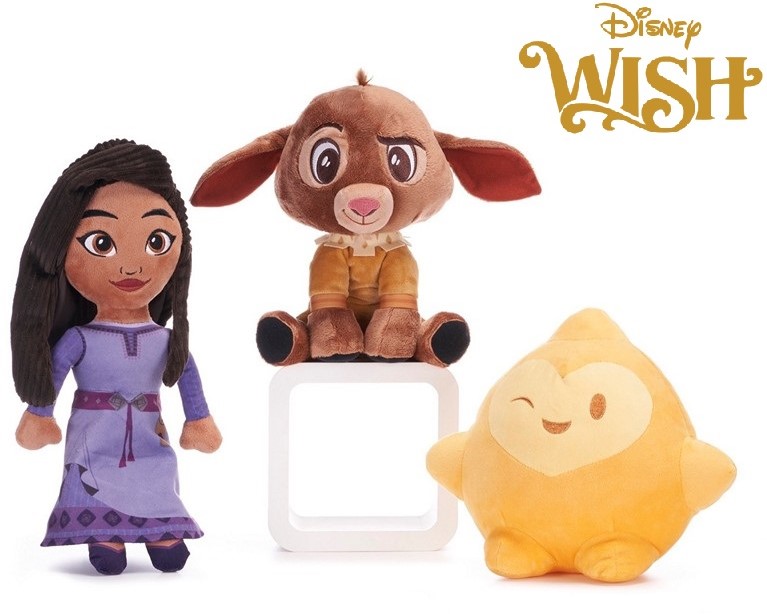 Disney Wish Plush 3 assorted 25cm