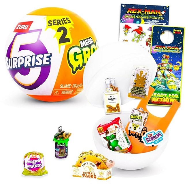 Zuru 5 Surprise Mega Gross Mini Surprise ball 10cm assorted in display (25)