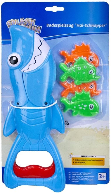 Splash & Fun Bath Toys Shark Grabber 20x34cm