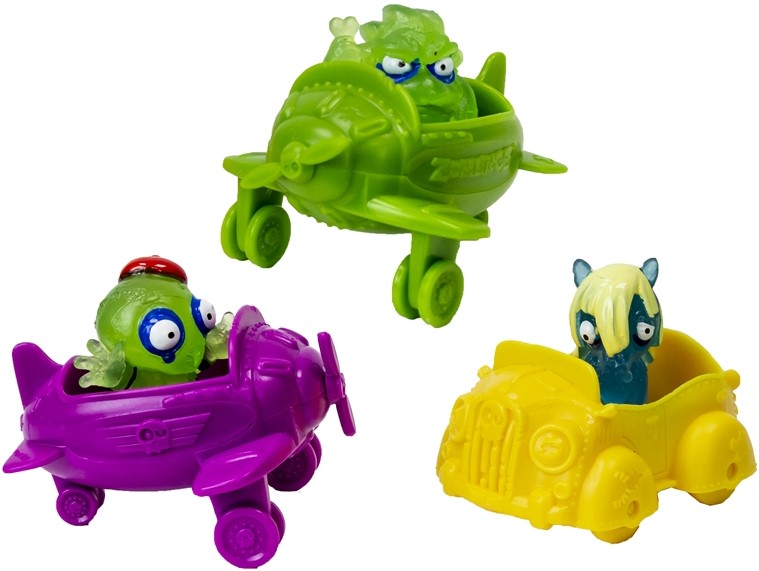 Blindbag Zomlings in the Town (1 Zomling + 1 Zom-Mobile) Series 4 in ...