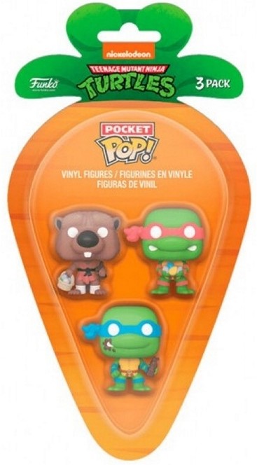 POP! Pocket Carrot TMNT 3 pack in display(12)