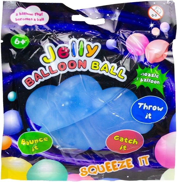 Jelly Balloon Ball assorted 14x16cm