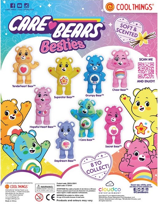 Capsule 65mm. Care Bears Besties figure with scent
