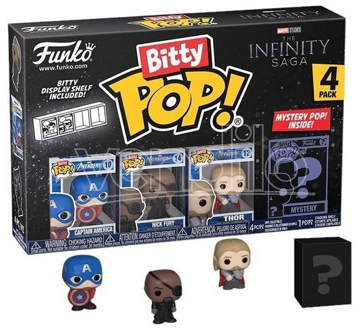 Bitty POP! Marvel The Infinity Saga 4-Pack 9,5x14cm 4 assorted in display