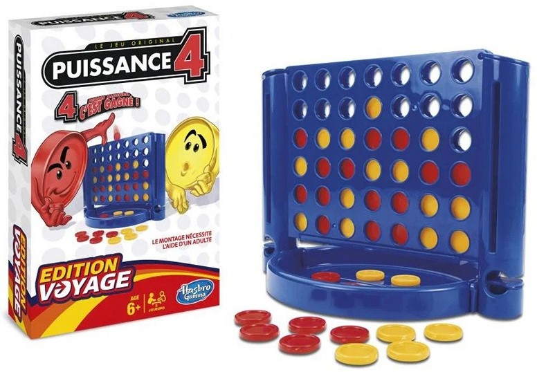 Hasbro Puissance 4 Game 16x23.5cm (Language: French)