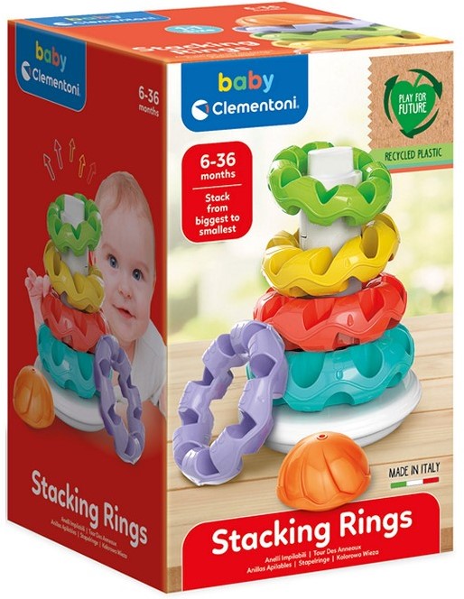 Clementoni Baby Stacking Rings 15x24cm