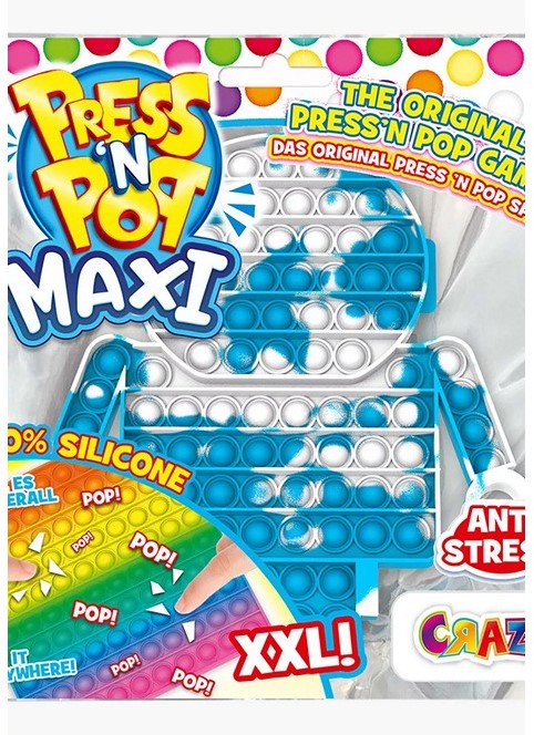 CRAZE Press´n Pop Maxi Pop-It Game XXL Robot 28x35cm