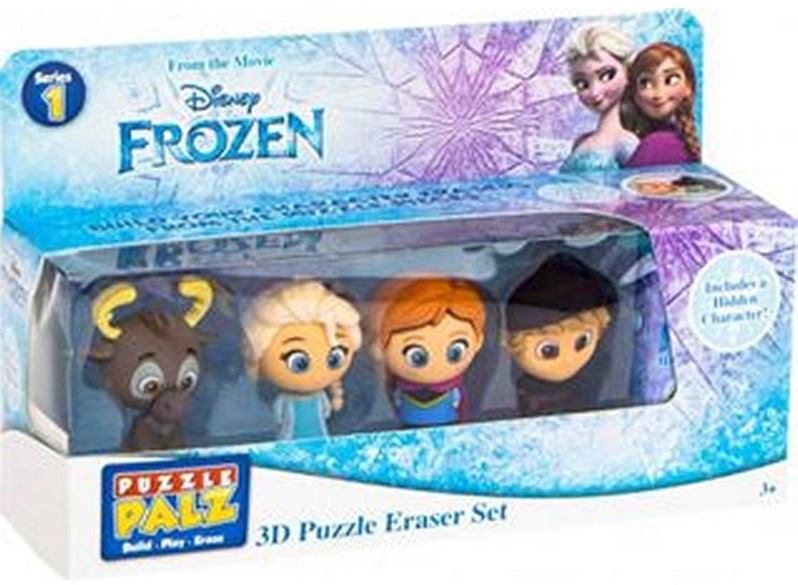 Disney Frozen Puzzle Palz 3D Puzzel Gum 5-Pack 14,5x23,5cm