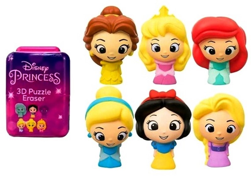 Disney Princess Scented Puzzle Eraser 3D assorted in display (16) 4,5x6cm