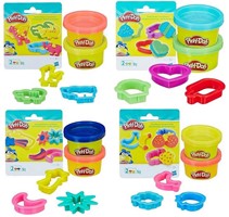 Play-Doh Clay set 2x56 grams + Animal shapes assorted 12.5x14cm