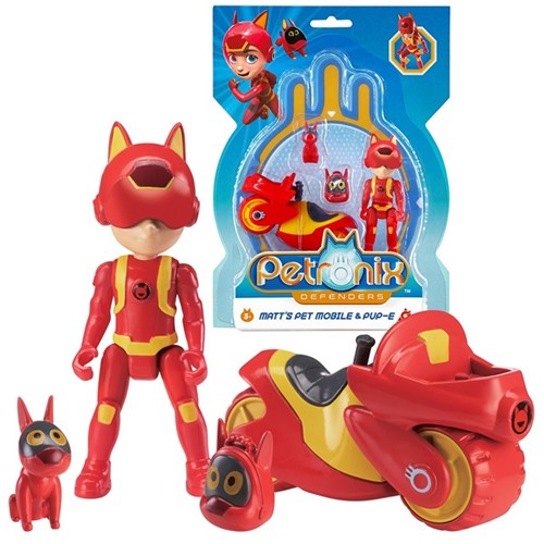 Alpha Toys Petronix Defenders Matt's Pet Mobile & Pup-E 14x19,5cm