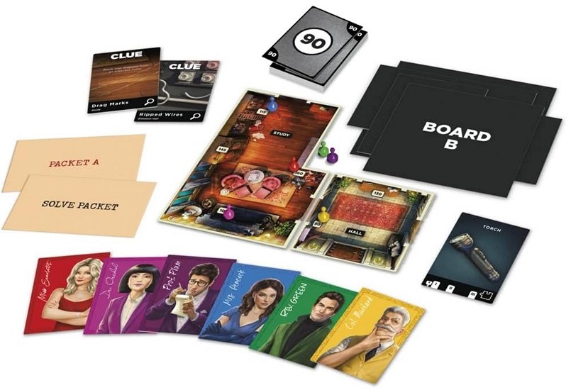Cluedo Spel Escape and Solve 20x27cm (Taal: Engels)