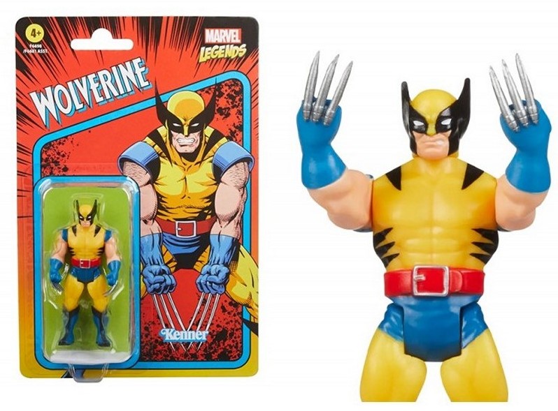 Marvel Legends Retro Wolverine 15x23cm