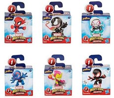 Marvel Spiderman Mighty-Verse Collection Sammelfigur in Blindbox 7,5x7 ...